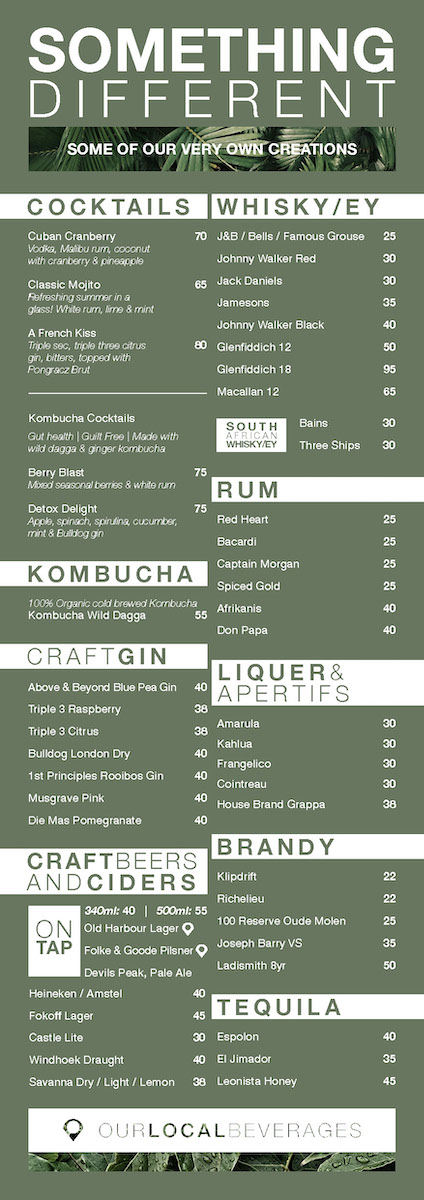 Menu - Seafood, Vegetarian, Vegan & More - Pear Tree Restaurant